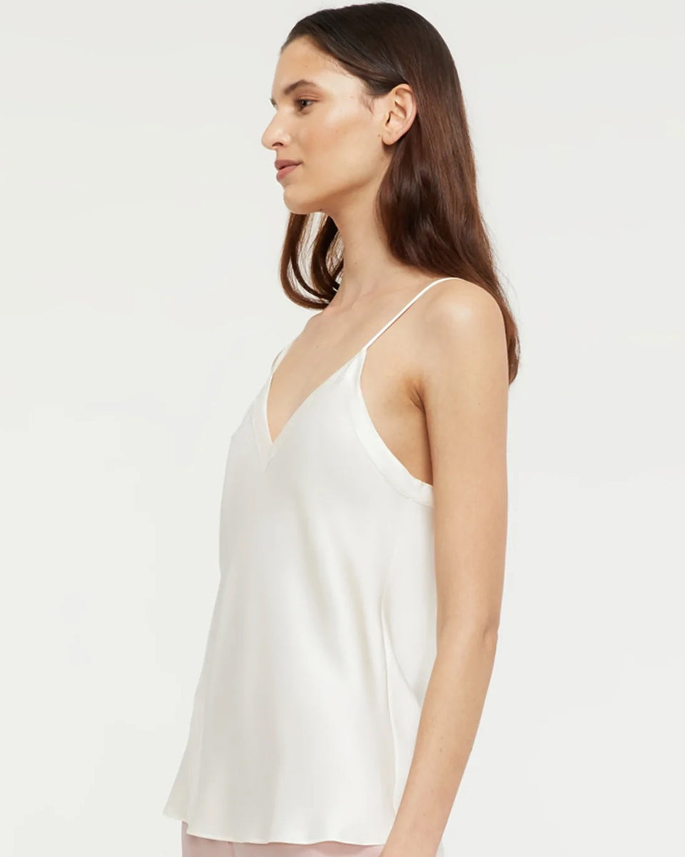 Ginia - Silk Camisole - Ivory – French Bikini